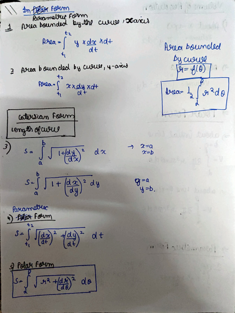 Integration Curve Notes | PDF