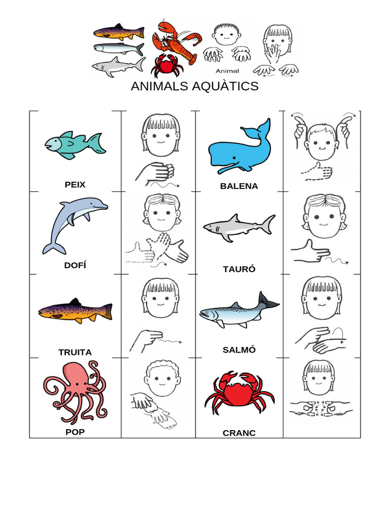 Animals Aquatics | PDF