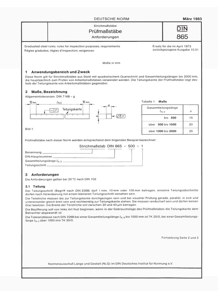 Din 865-1983 | PDF