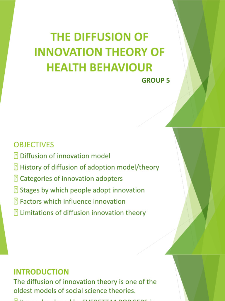 Diffusion of Innovation Theory | PDF