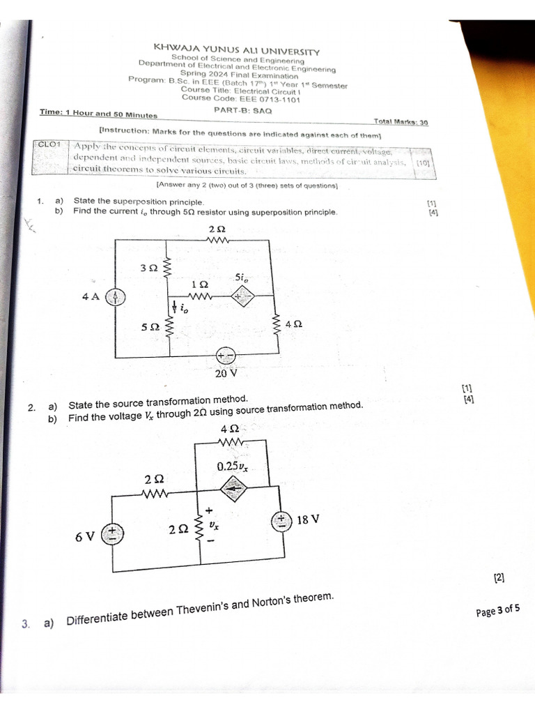 1st Semester SAQ of All Subject | PDF