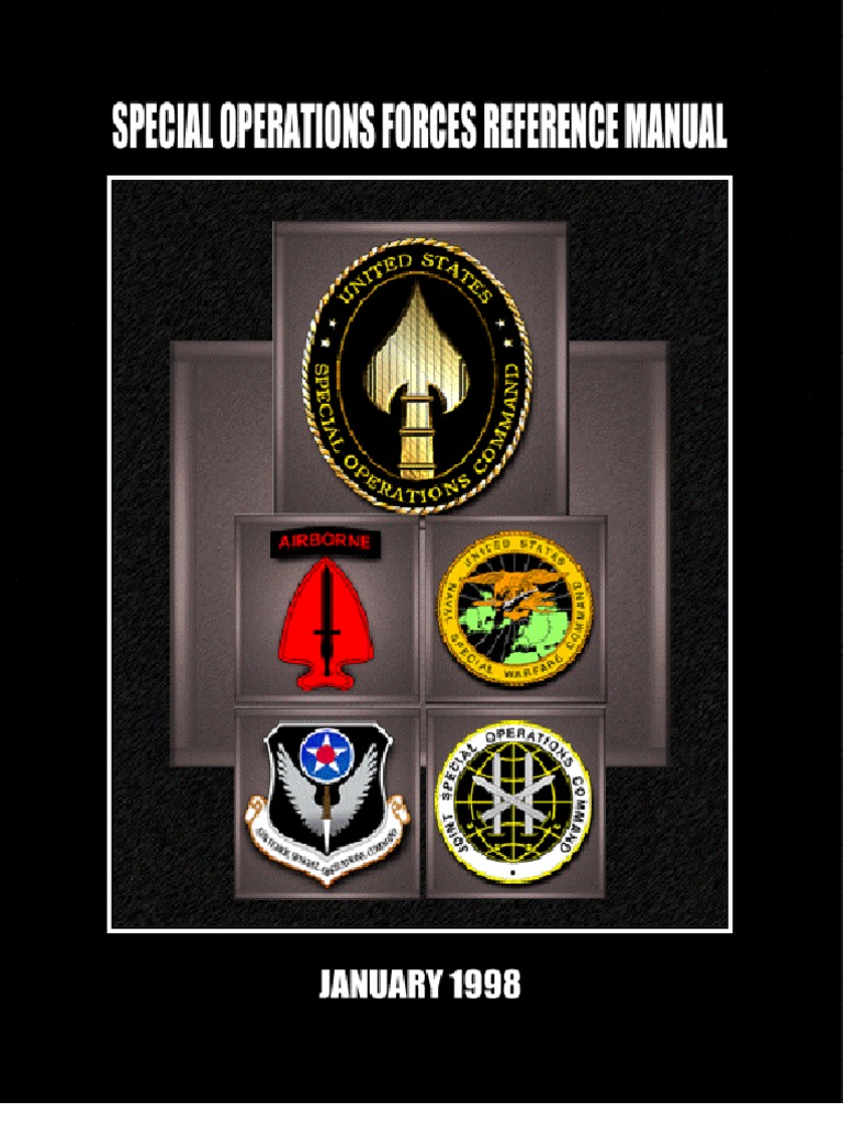Special Operation Forces Reference Manual January 1998 | PDF | United ...
