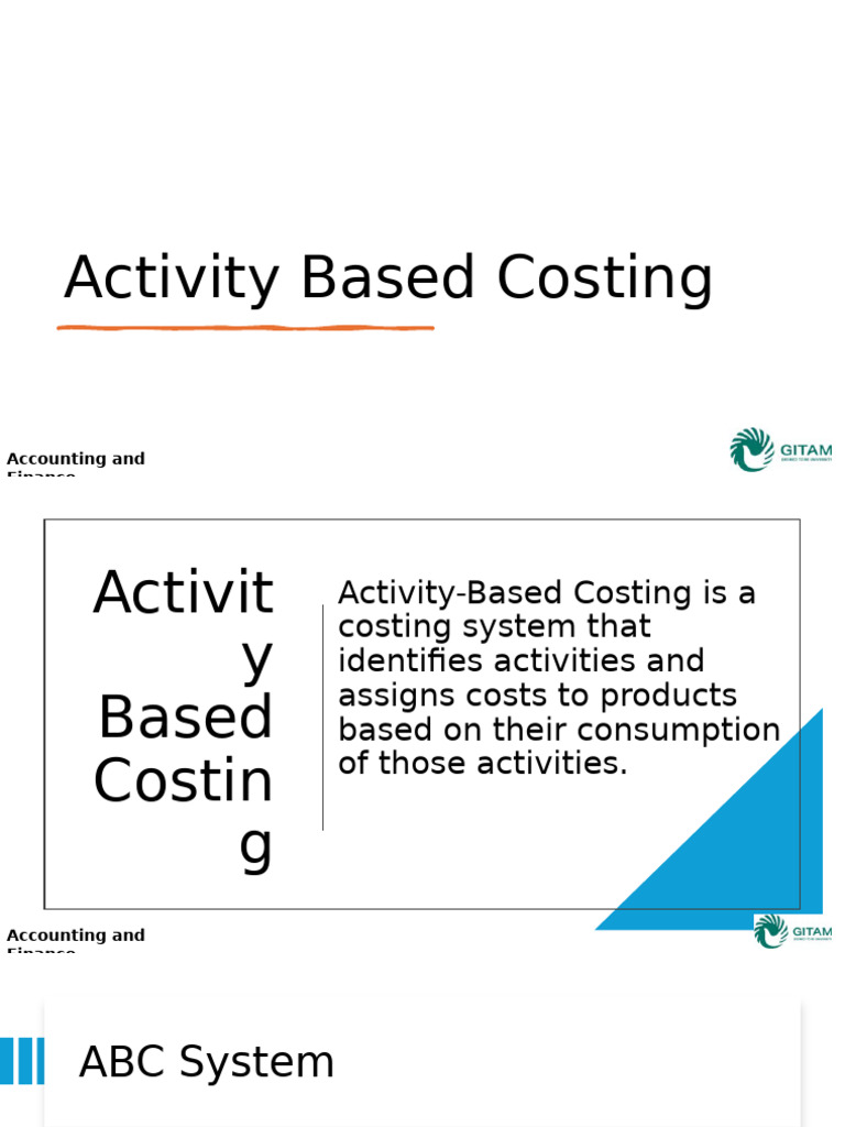 Activity-Based Costing Explained | PDF | Business Economics | Economies