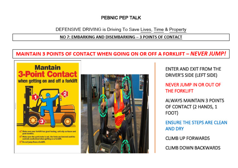 Pebnic PEP Talk_No 7 3-Points | PDF