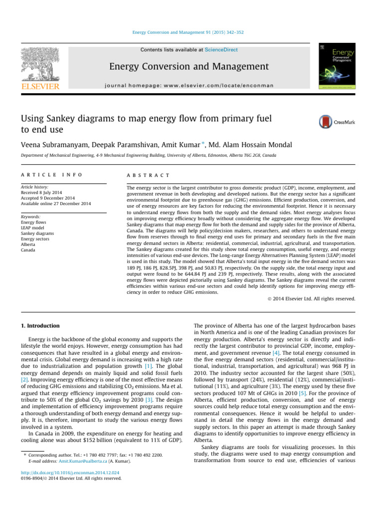 Sankey Diagrams To Map Energy Flow | PDF | Efficient Energy Use | Petroleum