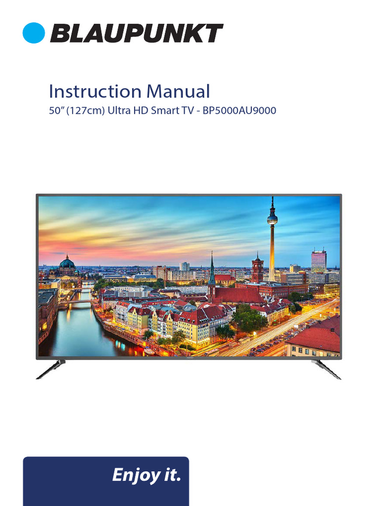 Instruction Manual: 50" (127cm) Ultra HD Smart TV - BP5000AU9000 | PDF ...