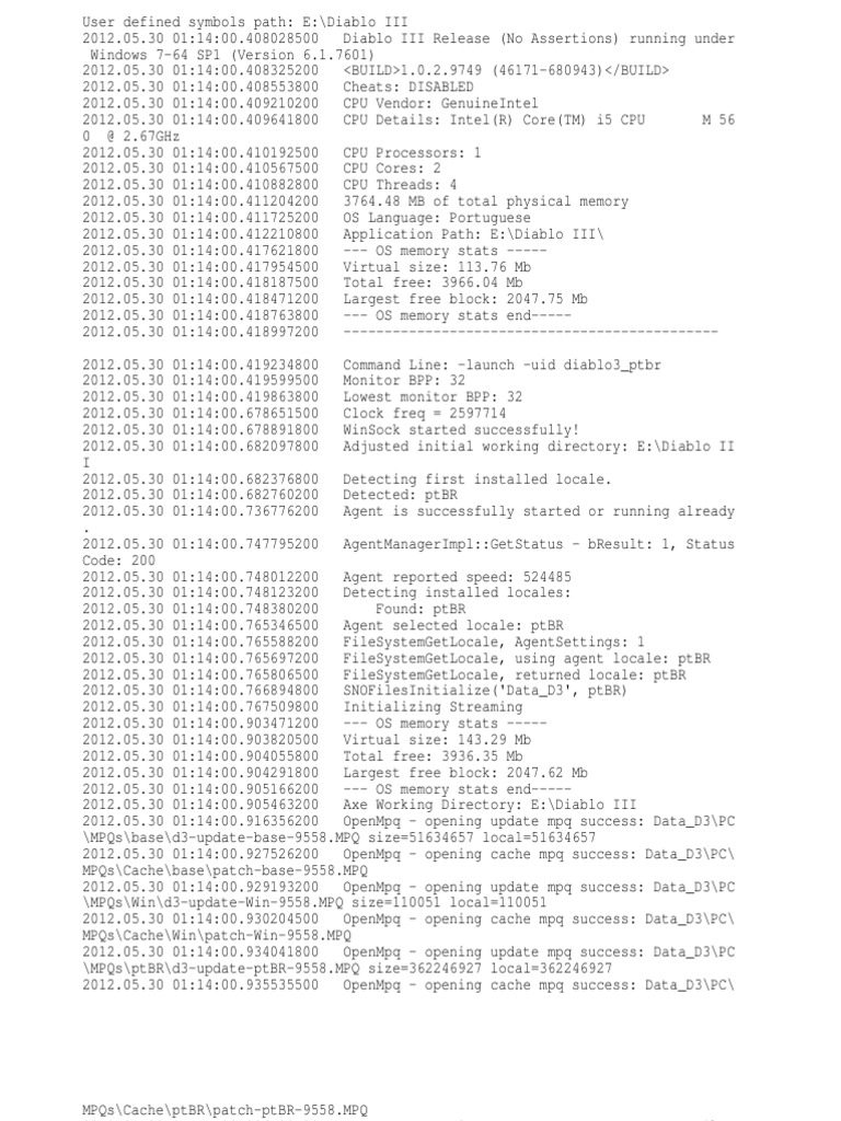 D3 Debug | PDF | Operating System | Multi Core Processor