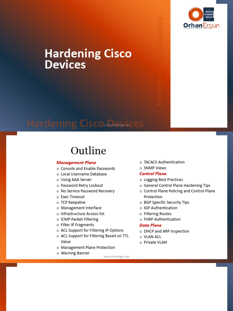 Cisco Device Hardening Techniques | PDF | Ip Address | Internet Protocols