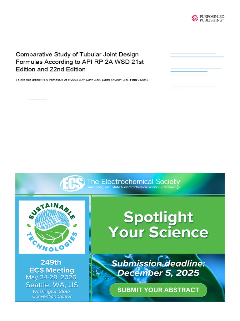 Primastuti 2023 IOP Conf. Ser. Earth Environ. Sci. 1198 012018 | PDF ...