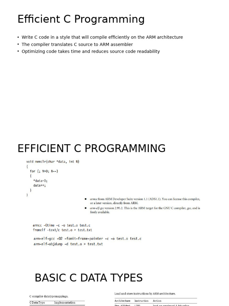 Efficient C Programming | PDF | Pointer (Computer Programming) | Computer Science