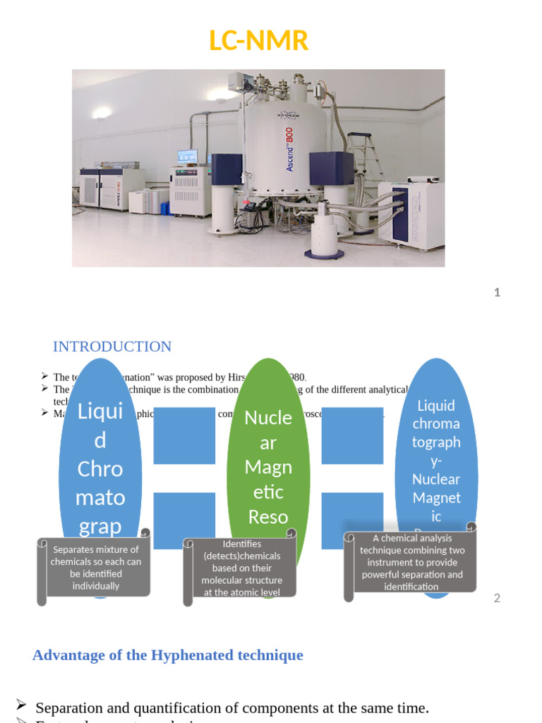 LC-NMR: Hyphenated Analytical Technique | PDF | Nuclear Magnetic ...