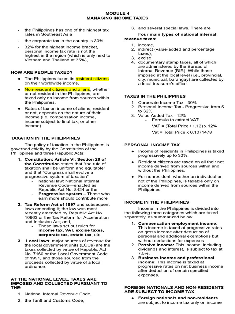 Module 4 - Managing Income Taxes | PDF | Taxes | Tax Refund