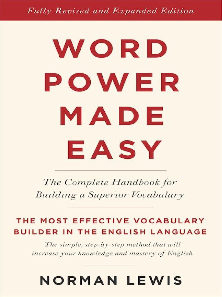 Word Power Made Easy - The Complete Handbook For Building A Superior ...