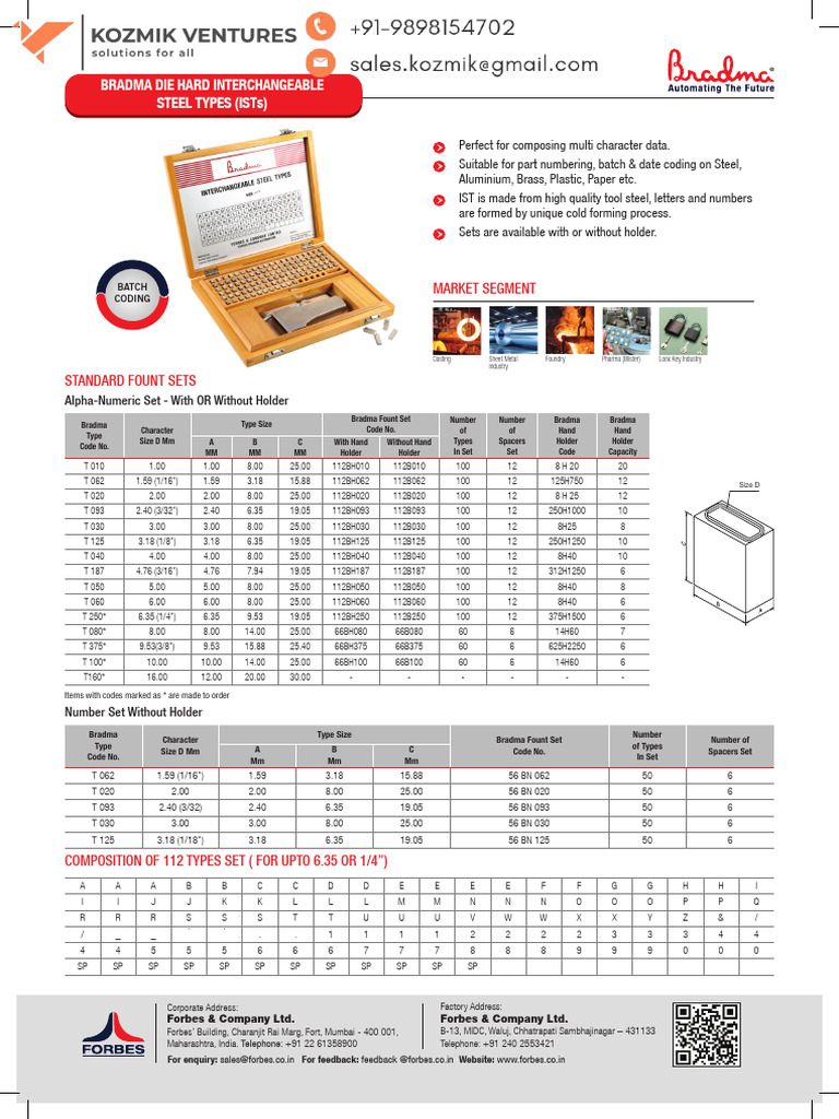 Bradma-Interchangeable Steel Types | PDF | Steel | Metals