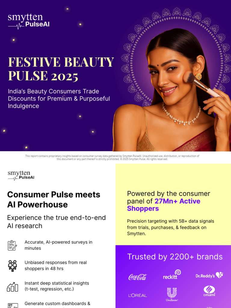 Festive Beauty Pulse 2025 | PDF | Brand | Consumer Behaviour