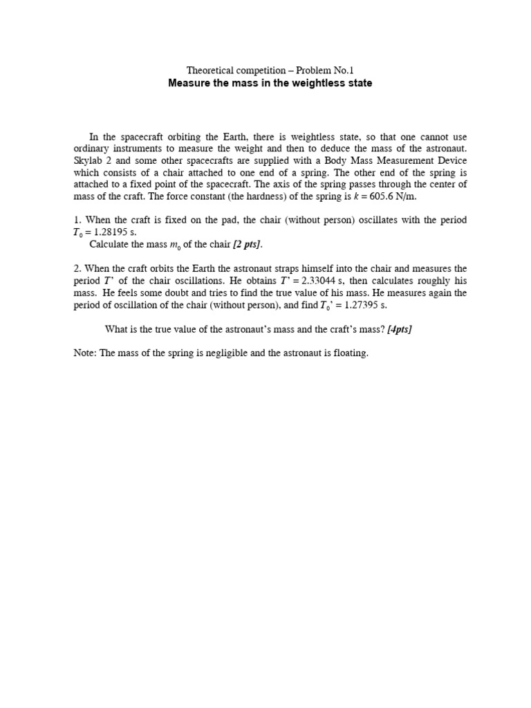 APhO 2004 Q1 | PDF