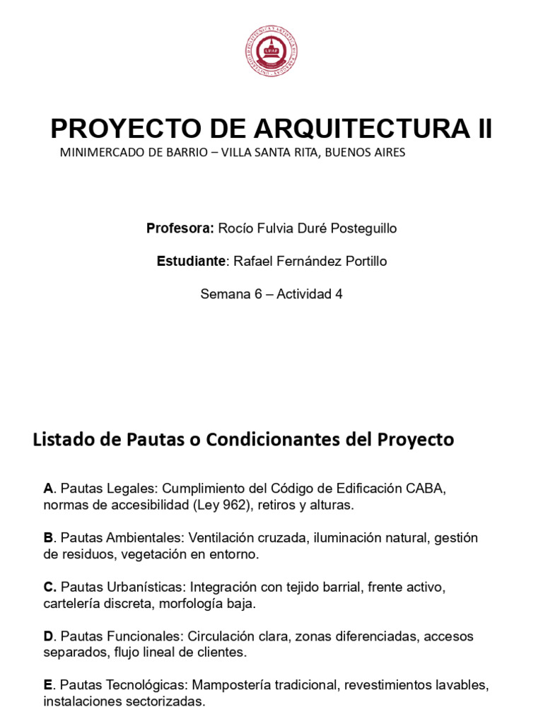 Semana X_ejercicio_proyecto de La Arquitectura II | PDF