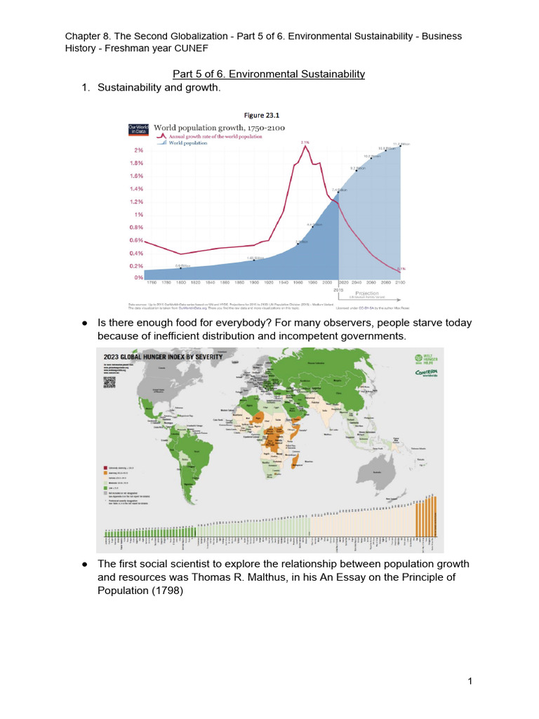 Chapter 8. The Second Globalization - Part 5 of 6. Environmental ...