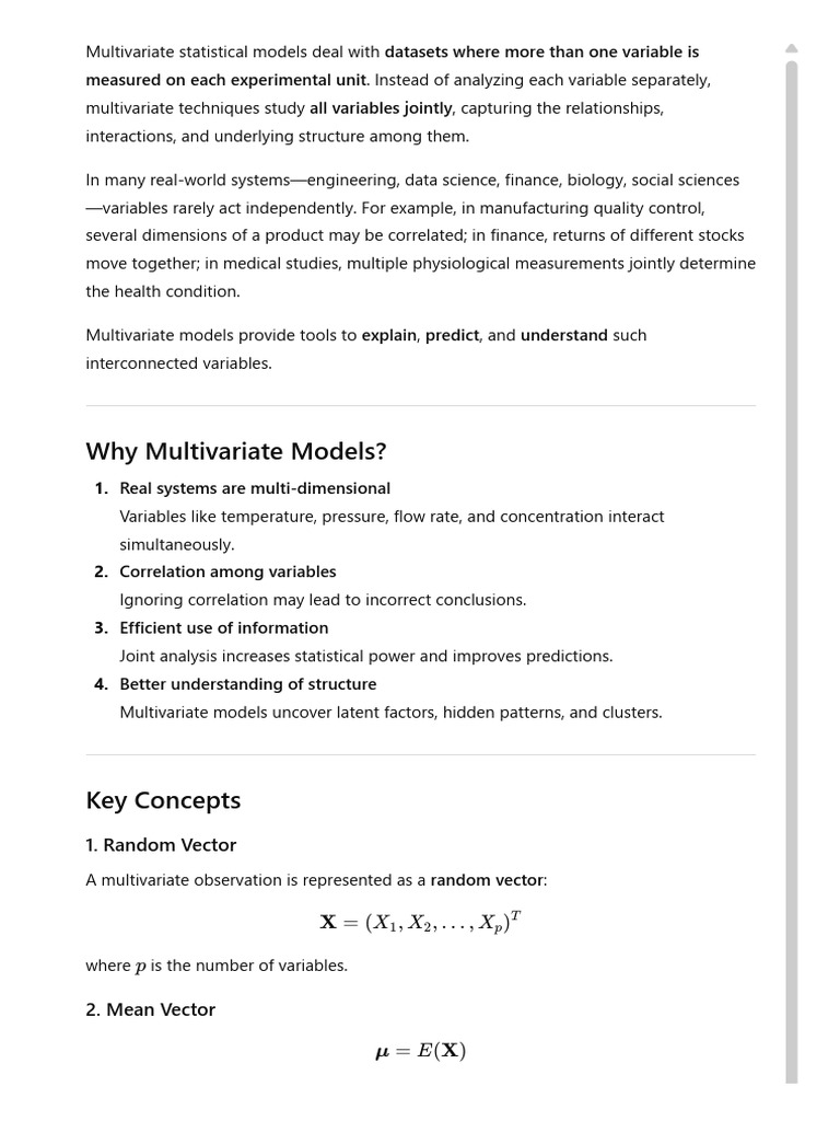 Multi Variate | PDF | Dependent And Independent Variables | Principal ...