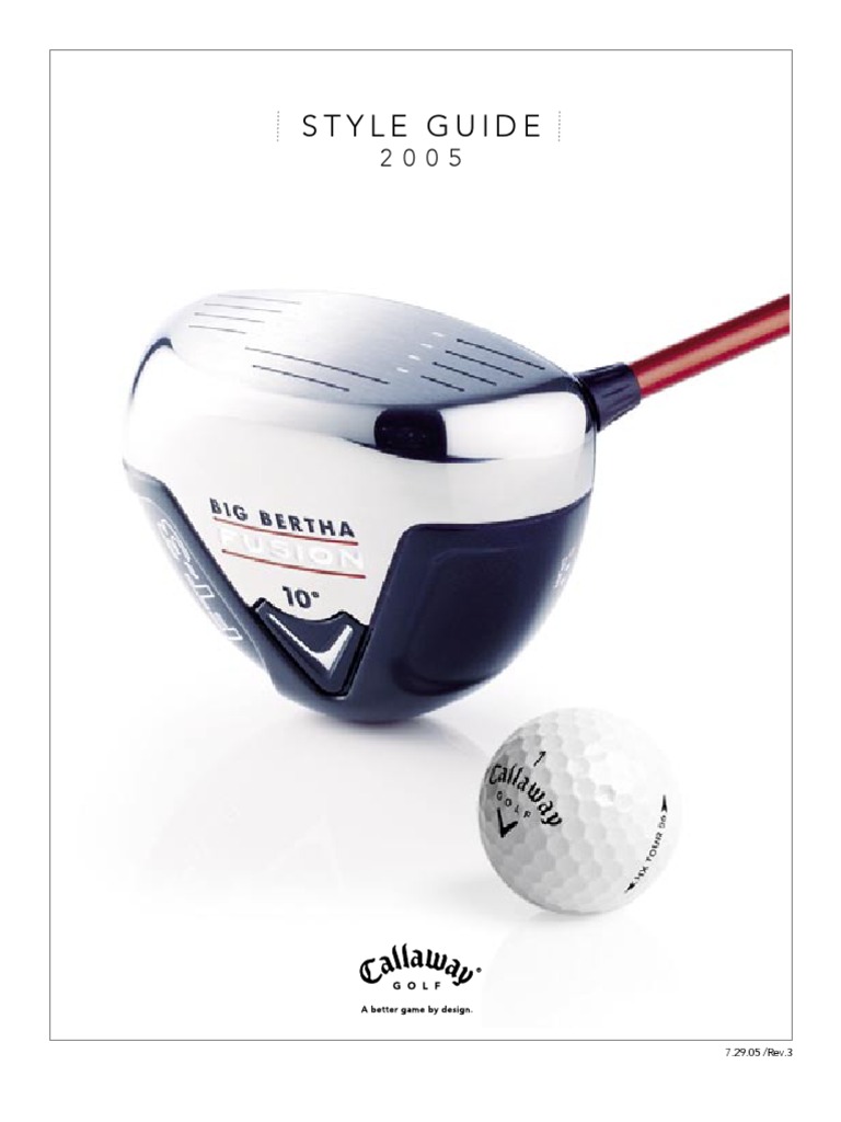 Callaway ID Guide | PDF | Advertising | Sports
