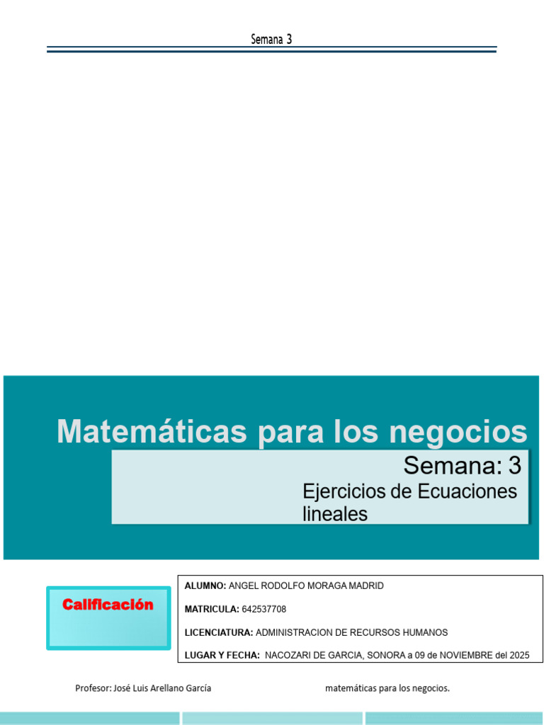Ecuaciones liniales | PDF | Ecuaciones | Conceptos matemáticos