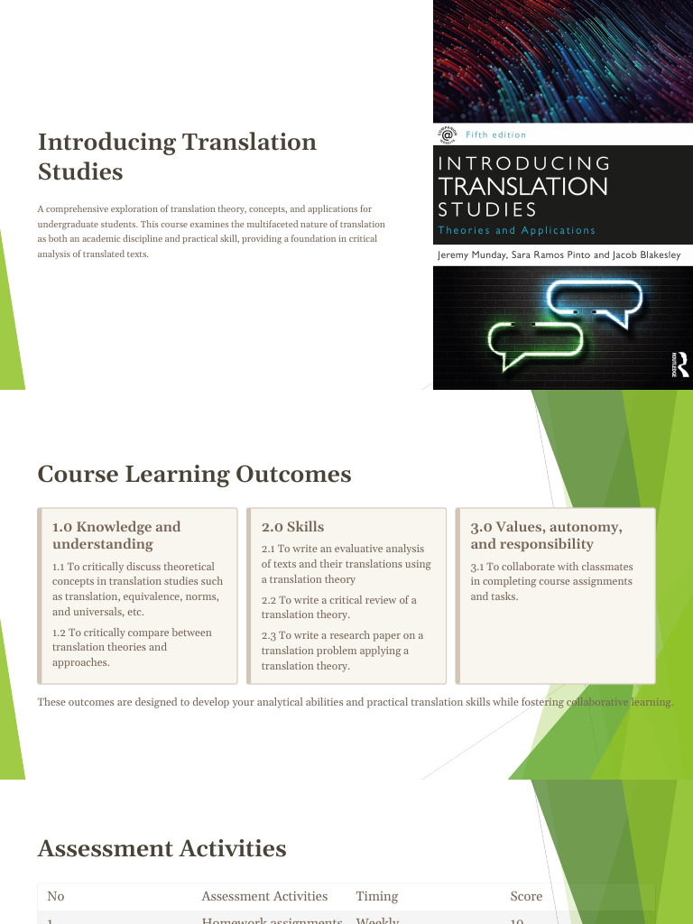 Introduction Chapter 1 | PDF | Translations | Theory