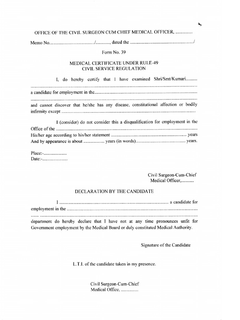 Medical Format | PDF