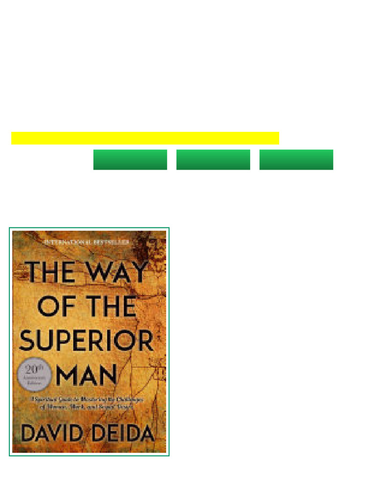 (Ebook) The Way of the Superior Man: A Spiritual Guide to Mastering the ...