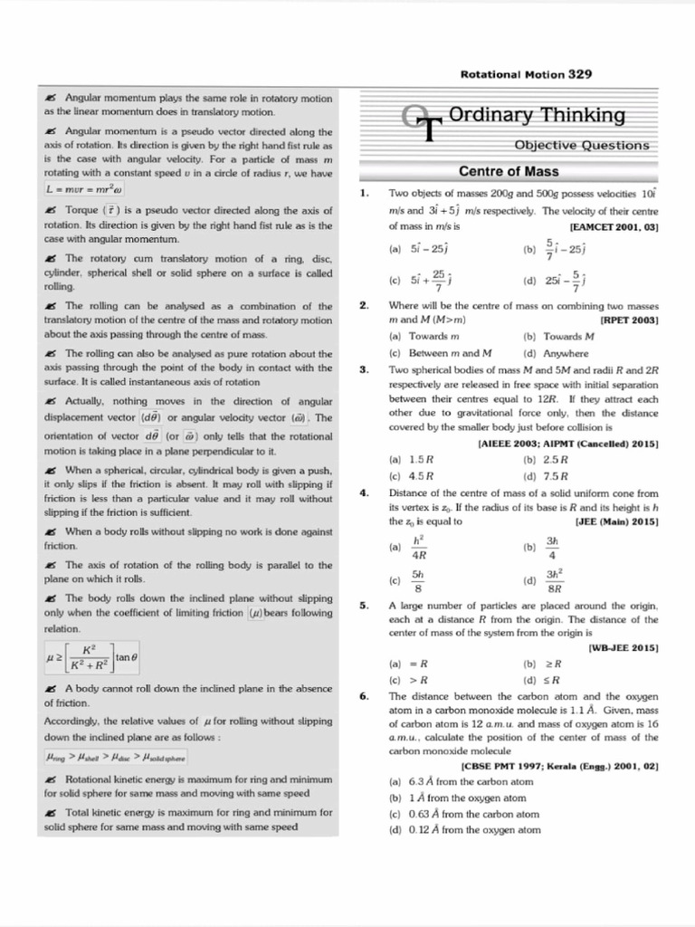 Understanding Rotational Motion Concepts | PDF | Rotation Around A ...