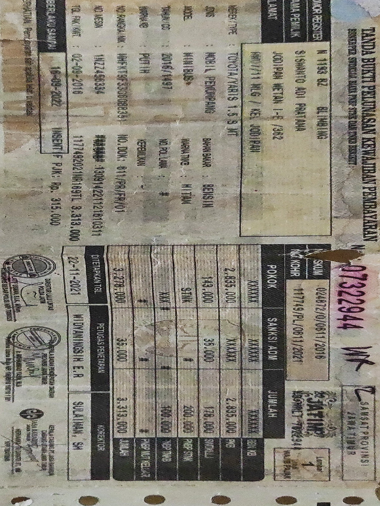 Payment Receipt - Toyota | PDF