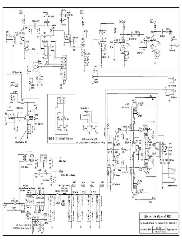 Complete 183 Schematic For Building 0v4 | PDF