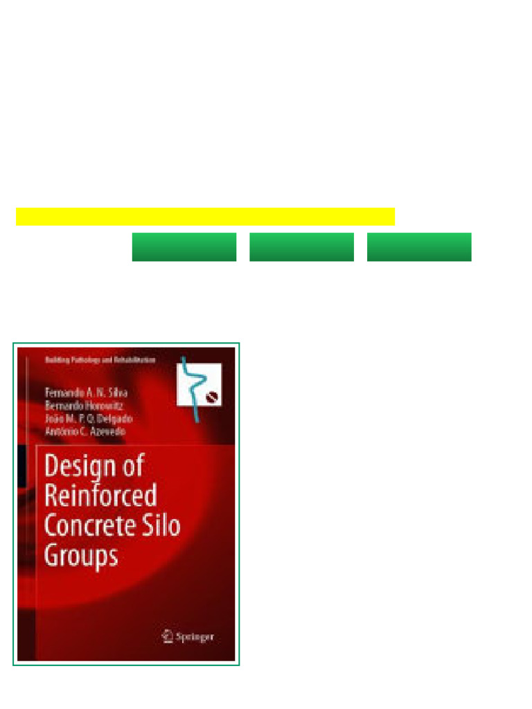 (Ebook) Design of Reinforced Concrete Silo Groups (Building Pathology ...