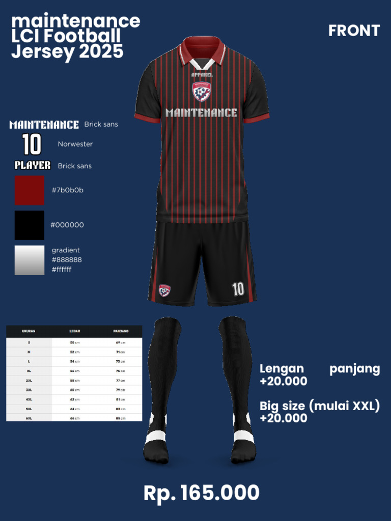 Design Jersey MTC LCI 2025 | PDF