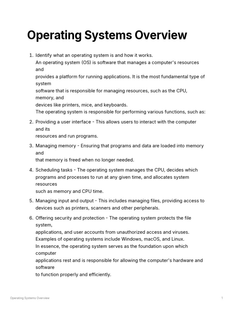 Dfab92da 45e7 485e 8ec4 31908c2c8991 Operating Systems Overview | PDF ...