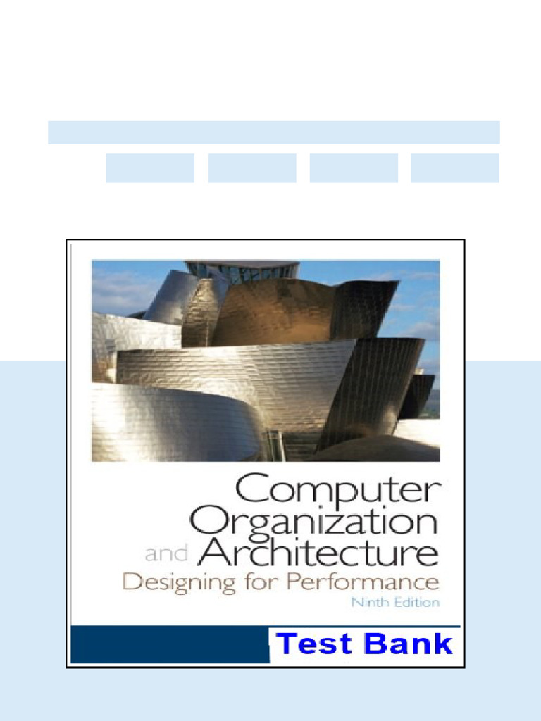 Computer Organization and Architecture 9th Edition William Stallings ...