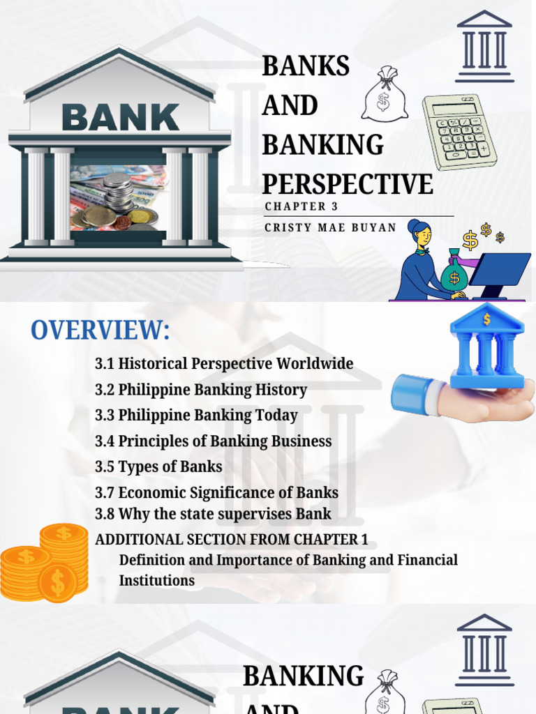 Banks and Banking Perspective | PDF | Banks | Money