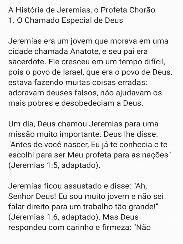 Jeremias 1 - 251018 - 151305 | PDF
