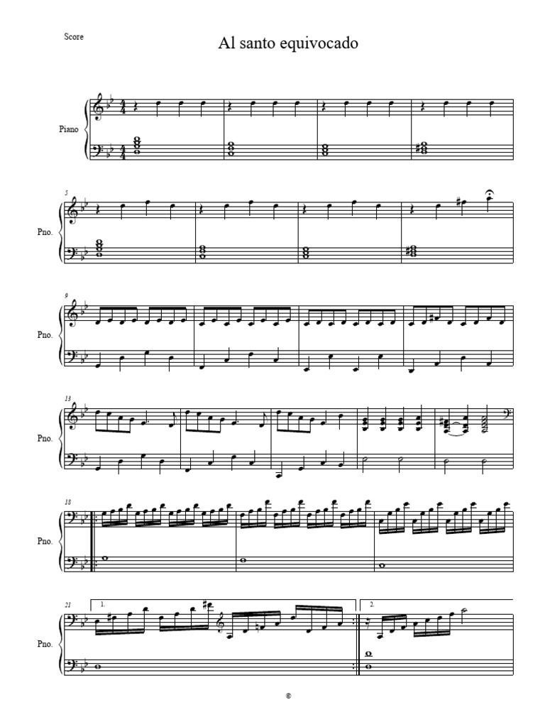 Al santo equivocado | PDF