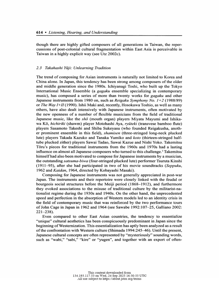Utz ListeningAttentivelyCultural 2010 (Dragged) 5 | PDF | Musical ...