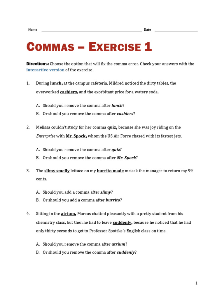 commas01 | PDF