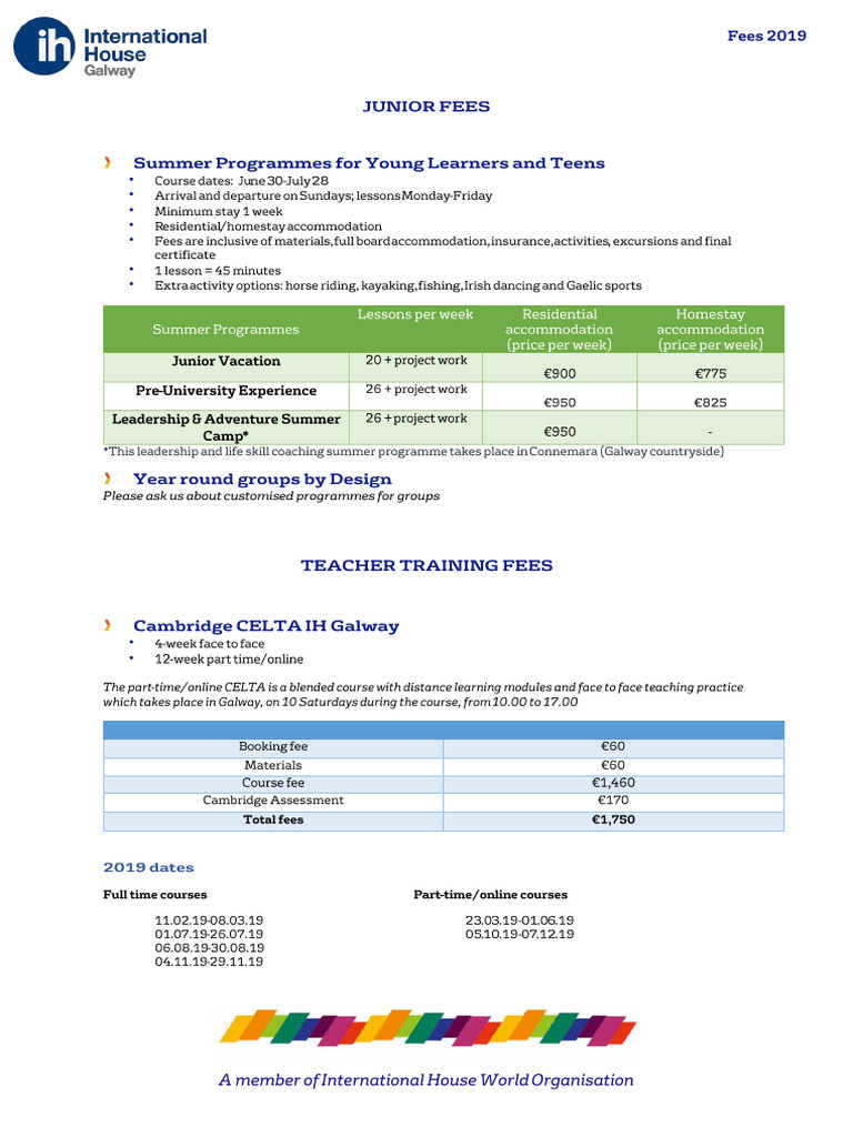 Fees 2019 | PDF