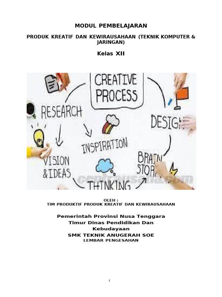 Modul Produk Kreatif Dan Kewirausahaan Gabungan | PDF