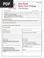 UCT HR201 Application Form Download | PDF | Disability | Recruitment