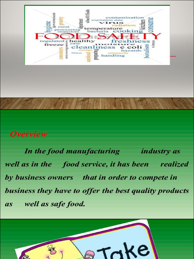 Chapter 4. Food Safety Ppt. (1) | PDF