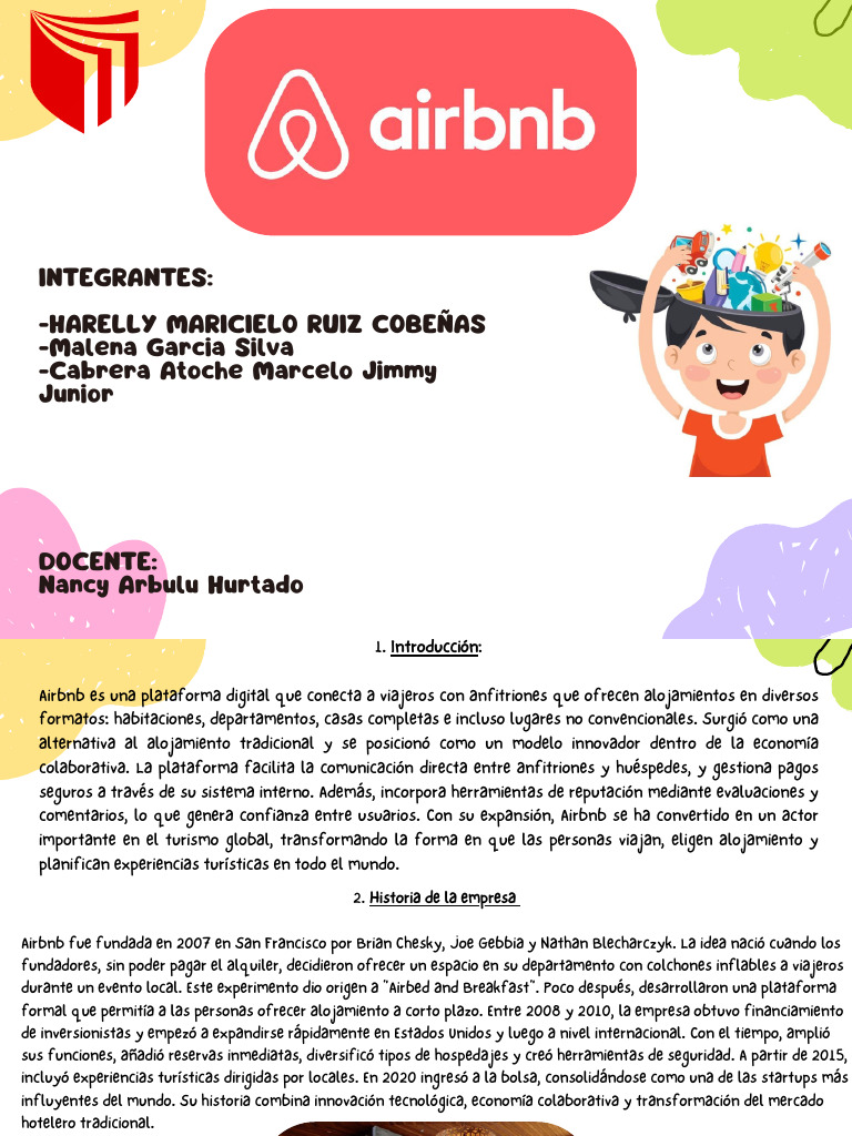 Historia y impacto de Airbnb en turismo | PDF | Airbnb | Turismo