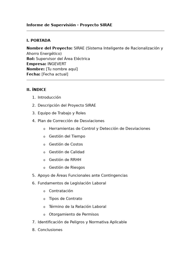 Informe de Supervisión Gestion de Terreno | PDF | Sistema de manejo de ...
