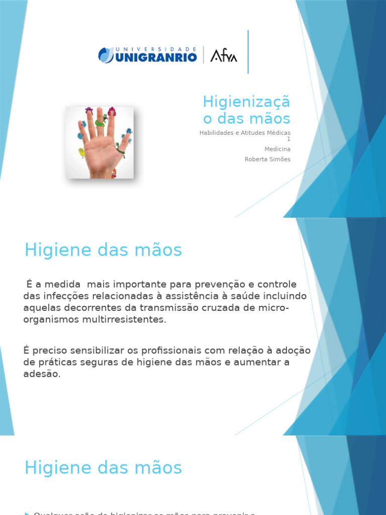 Higieniza%C3%A7%C3%A3o+das+m%C3%A3os_v02 | PDF | Infecção ...