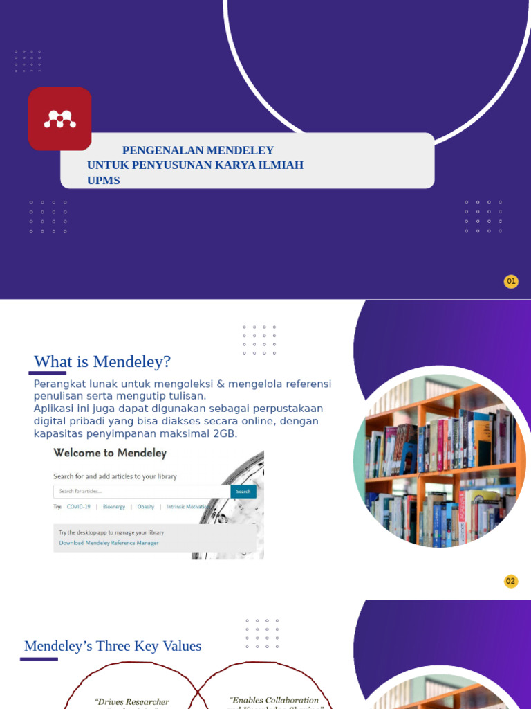 Panduan Mendeley untuk Karya Ilmiah | PDF