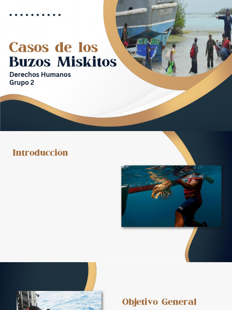 PRESENTACION Caso de Buzos Miskitos Grupo 2 | PDF | Honduras | Buceo ...