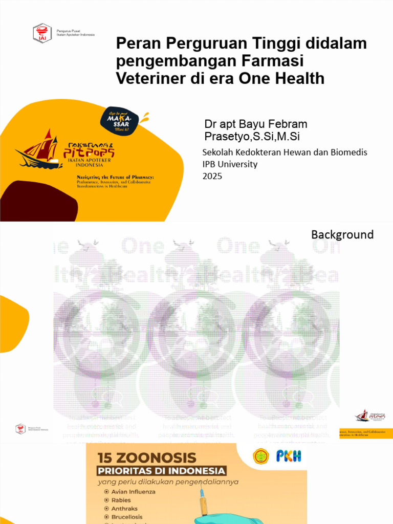 Peran Perguruan Tinggi dalam Farmasi Veteriner | PDF